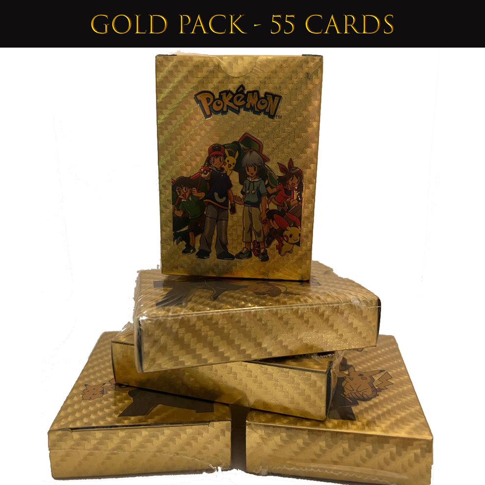 Pokemon Cards Gold foil Collection Bundle - Rare and Exclusive Cards ...